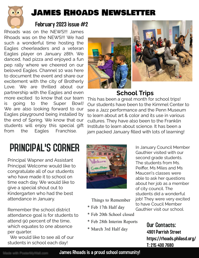 James Rhoads School – The School District of Philadelphia